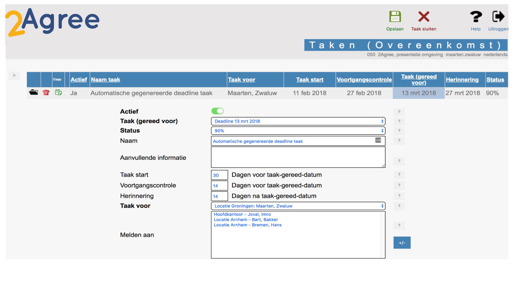 2Agree contractbeheer software - controle over al uw contracten